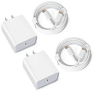 Fast Charger iPhone, 20W USB C Wall Charger with MFi Certified 6 FT Charger Cable Type C Charger Adapter Compatible with iPhone 14/14 Mini/14 Pro Max/13/13 Mini/13 Pro Max/11 Pro Max/XS Max/XS/XR/X