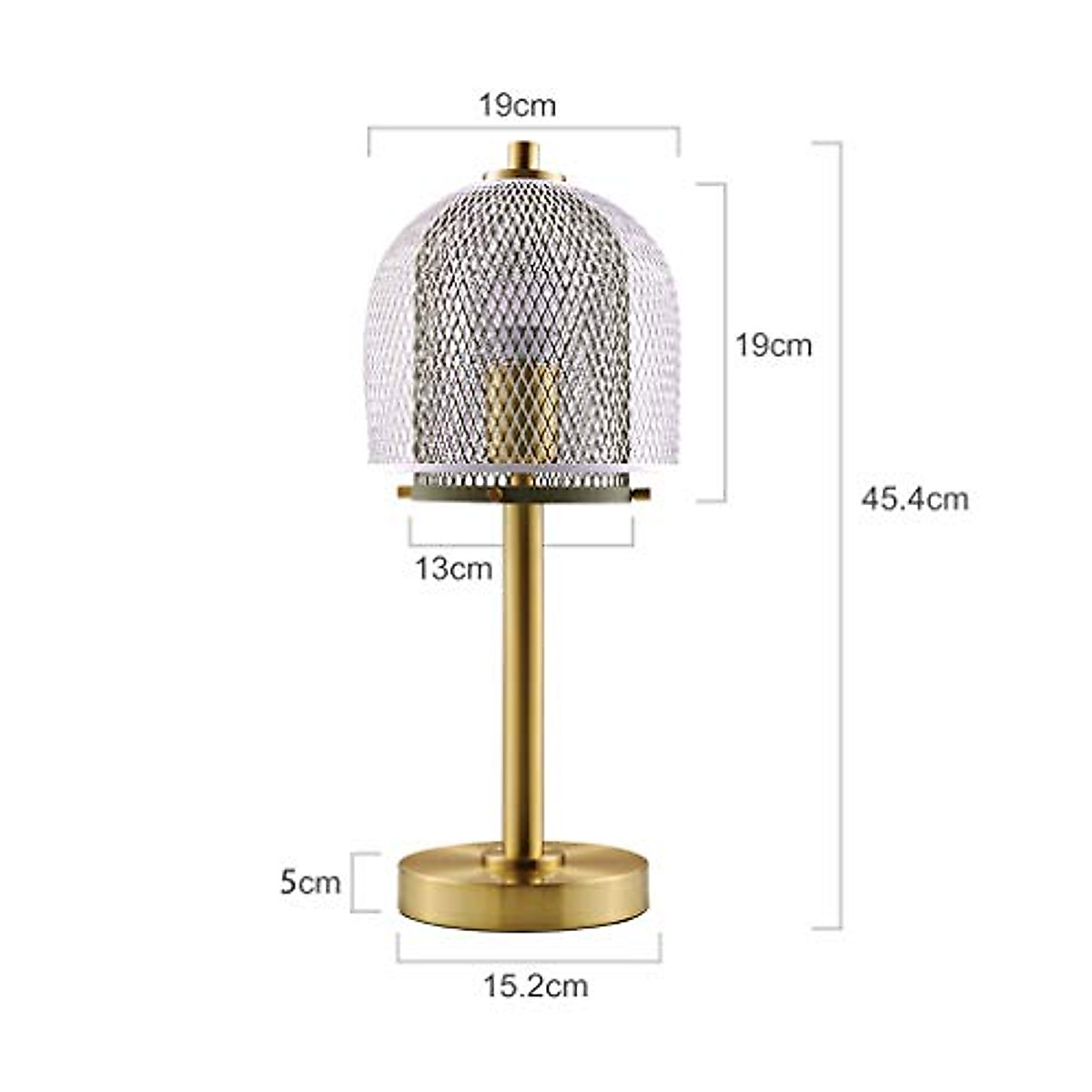 Useful Modern Table Lamp Ins Style Artistic Bedside Desk Lamps E27 Bulb LED Eye-caring for Living Room Office Reading Cafe Bedroom Hotel Desk lamp