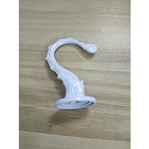 QLXHBOT Ceiling Hooks, Heavy Duty Swag Hook 65mm/2.6" with Screws Bolts and Toggle Wings for Hanging Plants Ceiling Installation Cavity Wall Fixing (3 Sets White)