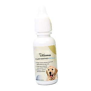 ＫＬＫＣＭＳ Dog Eye Drops, Eye Cleaner Drops for Cats and Dogs, Eyedrops Eye Treatment 20ml Prevent Tear Stains Puppy Eye Cleaning Solution Eyes Wash