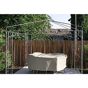Garden Winds Replacement Canopy Top Cover for The Martha Stewart Victoria Collection Gazebo 10' x 10'