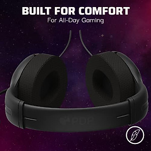 PDP Gaming AIRLITE Xbox Headset with Mic, Licensed Microsoft Xbox Accessories - Series X|S, Xbox One, PC/Windows 10/11, Lightweight, Stereo Headphones, Wired Power, Noise-Cancelling mic - Ruby Swirl