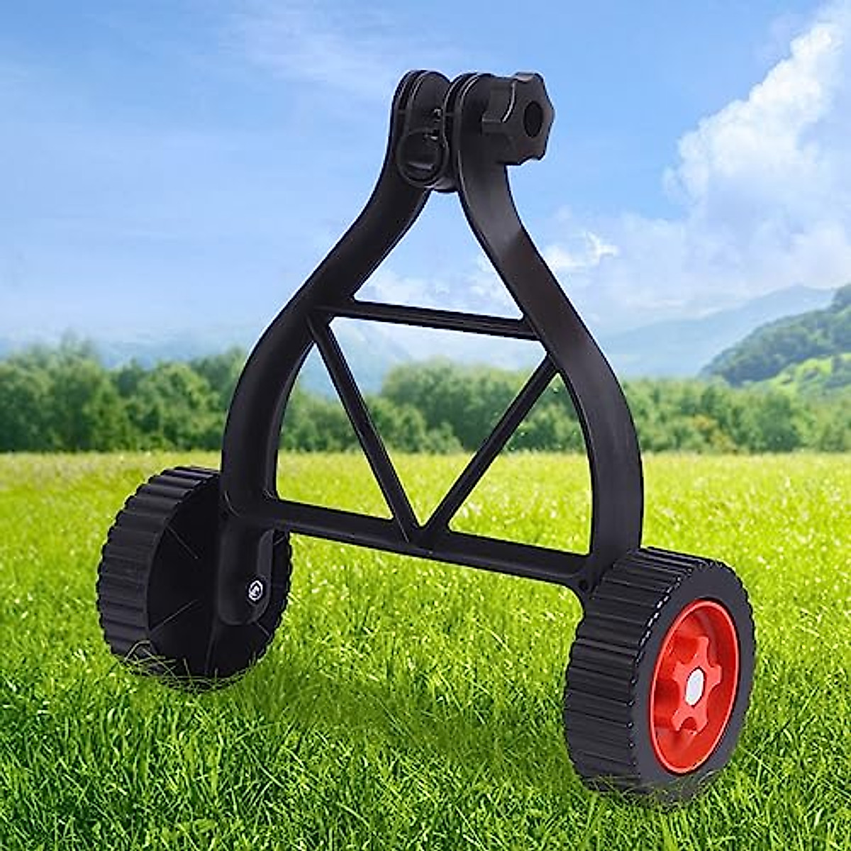 kmobruzy Adjustable Wheels Support Wheels Auxiliary Wheel Trimmer Attachment for Cordless Grass Trimmer for Comfortable Lawn Care Cutter