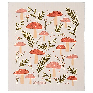 Karma Swedish Dishcloths S/4 Mushroom