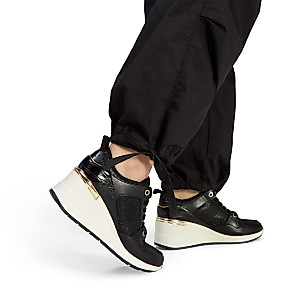 ALDO Women's Kourtt Sneaker, Black, 8.5