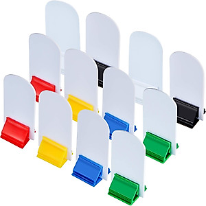 12 Pieces Game Card Stands Multi-Color with 12 Pieces Blank Board Game Board Markers for Party Favor