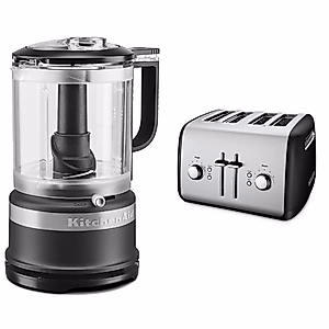 KitchenAid 5 Cup Food Chopper + 4-Slice Toaster Bundle