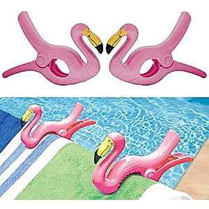 SCNWQ 6PCS Beach Towel Clips Outdoor Fashion Style Towel Holders for Beach Chairs or Pool Fence During Your Cruise-Beach Vacation Essentials to Keep Your Cloth or Towel from Blowing.