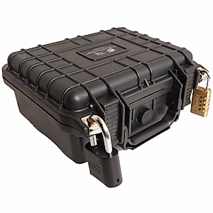 Case Club Case to fit Glock 19 & 4 Magazines. Pre-Cut, Heavy Duty, Waterproof (Accommodates Optics, Under Barrel attachments & Speed Loader)