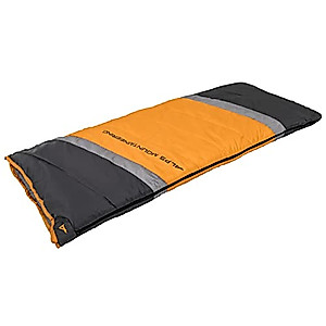ALPS Mountaineering Zest +30° Rectangle Sleeping Bag, Apricot/Charcoal