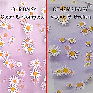 Tulle Rolls Fabric Ribbon Daisy Spool (6 Inch by 10 Yards) Floral Tulle for Gift Wrapping Tutu Skirts Wedding Decoration DIY Soft Fancy Tulle (Lavender)