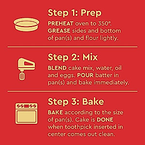 Duncan Hines Signature Perfectly Moist French Vanilla Cake Mix, 15.25 Ounce (Pack of 12)