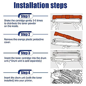RUYY TN660 TN-660 High Yield Black Toner Cartridge Replacement for Brother HL-L2300D L2320D L2340DW L2360DW L2380DW MFC-L2680W L2685DW L2705DW L2707DW DCP-L2520DW L2540DW Printer Toner (1 Pack)