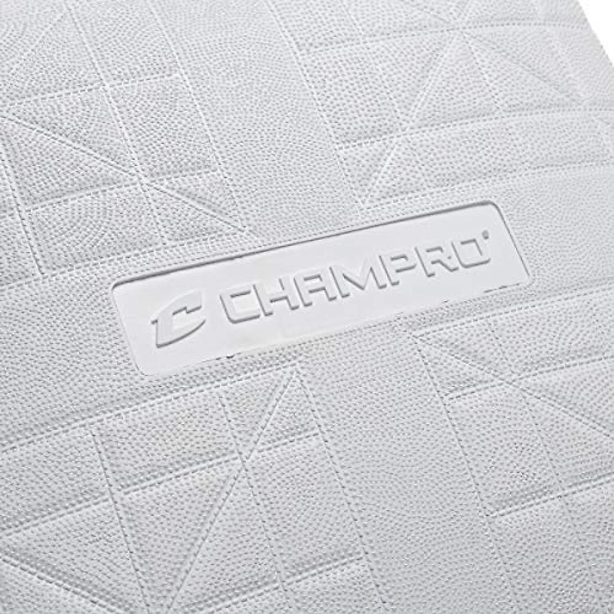 CHAMPRO Pro Style Molded Rubber Base Set of 3 Ground Anchored Bases for Baseball and Softball , WHITE, 15" x 3"