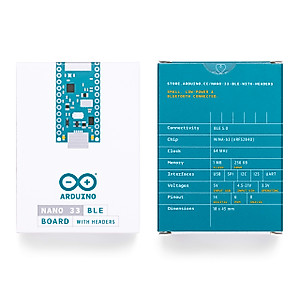 Arduino Nano 33 BLE with Headers [ABX00034]