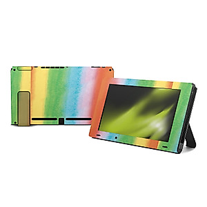 Head Case Designs Officially Licensed Care Bears Rainbow Classic Vinyl Sticker Gaming Skin Decal Cover Compatible With Nintendo Switch Console & Dock