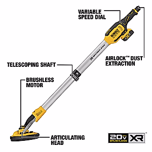 DEWALT 20V MAX Cordless Drywall Sander, Tool Only (DCE800B)