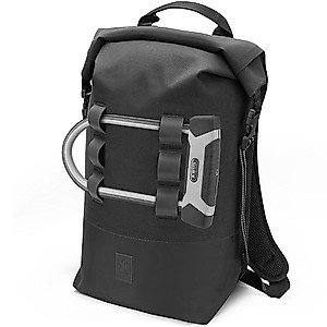 Chrome Industries Urban Ex 2.0 Rolltop Backpack - 15" Laptop Bag, Waterproof, 20 Liter, Black
