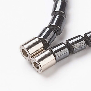 LZD Hematite Necklace Mens Womens Unisex Black Star Magnetic Clasp X75