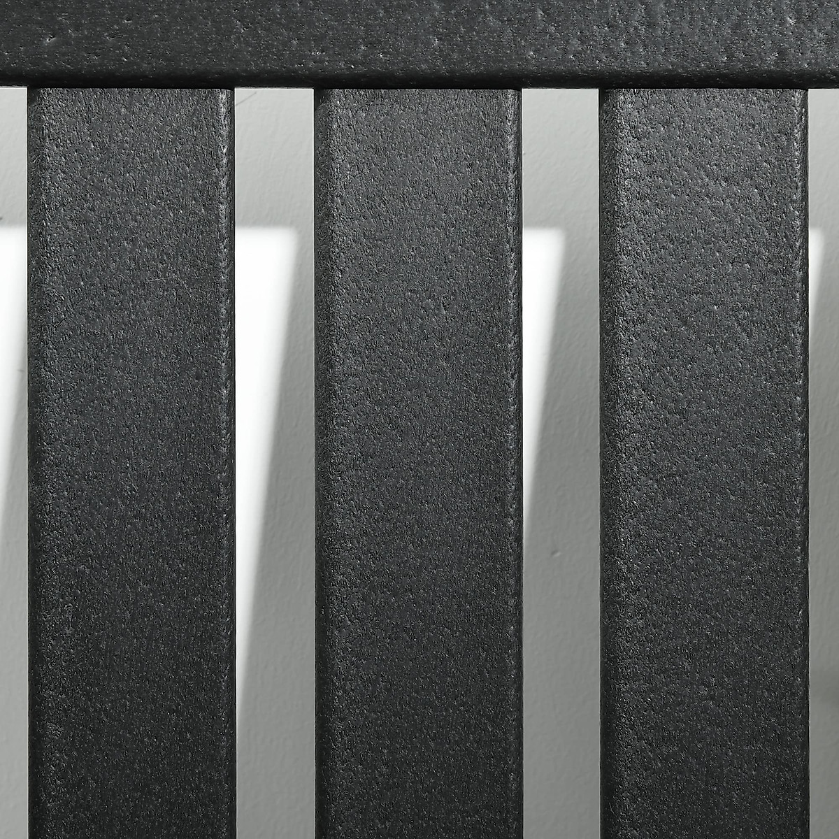 Outsunny All-Weather Patio Chair, HDPE Patio Dining Chair, Heavy Duty Wood-Like Outdoor Furniture for Garden, Backyard, Deck, Porch, Lawn, Black