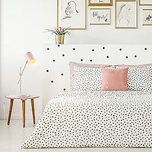 Globe Electric 30292 18" Desk/Table Lamp, Matte Pink, Matte Brass Accent, Terrazzo Base, Adjustable Height, Balance Arm, in-Line Rocker On/Off Switch, Adjustable Lamp, Home Office Accessories