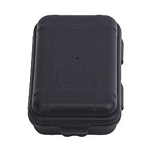 Flybloom Portable Storage Case Anti-Pressure Shockproof Waterproof Storage Box Outdoor Camping(Black)