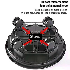 RUDINO,Plant Caddies,Rolling Plant Stand,Planter Caddy,Rolling Plant Caddy,Plant Roller Base,Plant Caster with Wheels,Heavy Duty Plant Caddy with Wheels.-Black-Suitable for Office,Study and Garden.