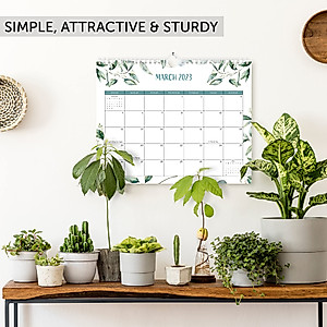 Aesthetic 2023 Greenery Wall Calendar - Runs Until July 2024 - The Perfect Monthly Calendar for Easy Planning