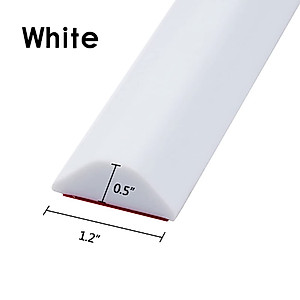 Collapsible Shower Threshold Water Dam Shower Barrier,Shower Door Dam Water Stopper Silicone Wet Room Bathroom (39Inch)