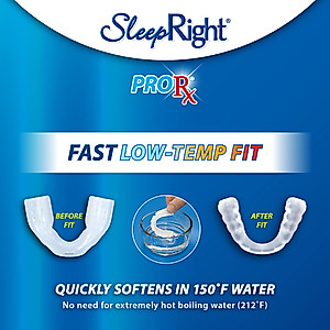 SleepRight ProRx Custom Fit Dental Guard - Helps with Teeth Grinding, Clenching and Bruxism - Provides Maximum Protection