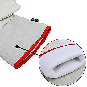 U.S. Solid 13.8"/35cm Long Cryogenic Gloves LN2 Liquid Nitrogen Protective Gloves from