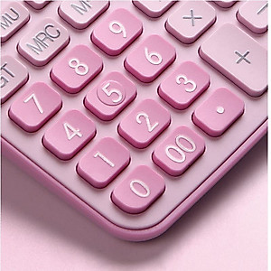 MJWDP 12Digit Desk Calculator Large Buttons Financial Business Accounting Tool Battery and Solar Power School Office Small Supplies