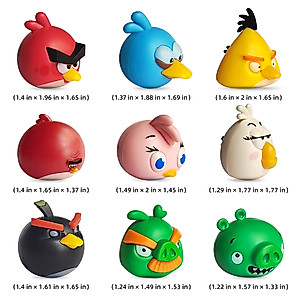 ROLOSO Newly Licensed Angry Birds Toys Playsets Build N’ Launch Construction Brick Assembly Building Blocks Sets Pig City Strike 2 Takedown Space Planet Game Catapult Slingshot Gift Box 33pcs