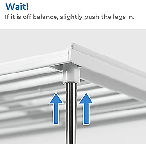 carrotez Kitchen Cabinet Organizer, Cabinet Shelves and Storage, Pantry Storage Shelf Organizer, Kitchen Counter Shelf, Cupboard, Under Sink, Stackable, Expandable, Set of 2, White