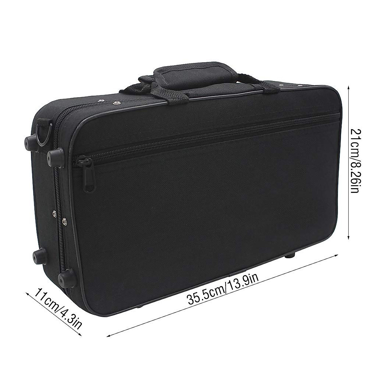 Clarinet Gig Bag Uk Sib Accessories,Clarinet Case,Water resistant Clarinet Bag Case Black Foam Padded Thickened Ox Cloth Storage Bag with Strap for Clarinet Case