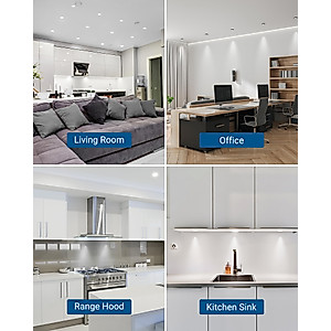 DEWENWILS GU10 LED Bulb, Dimmable, 500LM 5000K Daylight Track Lighting 7W(50W Equivalent) Bulbs for Kitchen, Living Room, Bathroom, Bedroom, UL Listed, 10 Pack