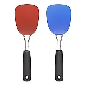OXO Good Grips Nylon Flexible Turner Set, Red/Blue