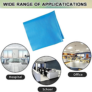 AFWADFWA Decorative Fluorescent Light Covers for Ceiling Lights Seamless Geometric Texture Stars Pattern Art Light Covers for Ceiling Lights Classroom Office Home Decor 4 x 2 ft