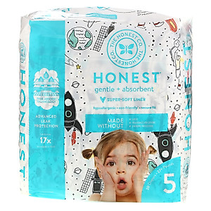 THE HONEST COMPANY Big Trucks Size 5 Diapers, 20 CT
