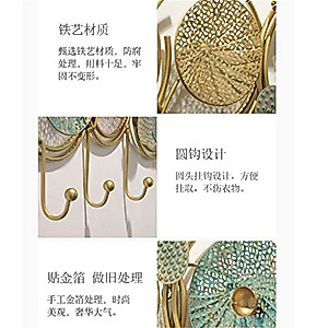 BBSJ Fashion Wrought Iron Hook Porch Wall Decoration Pendant Behind The Door Coat Hook American Personality Coat Hook