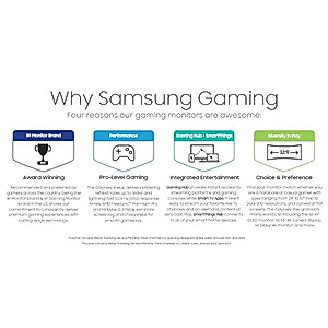 SAMSUNG 34" Odyssey G85SB Series QD-OLED Ultra WQHD Curved Gaming Monitor, 175Hz, 0.03ms, DisplayHDR True Black 400, AMD FreeSync Premium Pro, Advanced Game Streaming, LS34BG850SNXZA, 2023