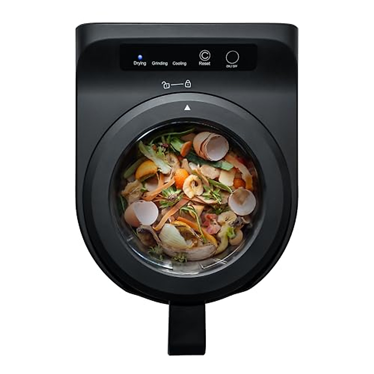 Luma Electric Kitchen Composter, 2.5L Capacity Odorless Countertop Compost Bin with Lid Clear-View Window, Smart Trash Can for Food Disposal, Turn Food Waste into Nutrient-Rich Plant Food