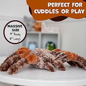 WISHPETS Stuffed Animal - Soft Plush Toy for Kids - 9 Inch Tarantula
