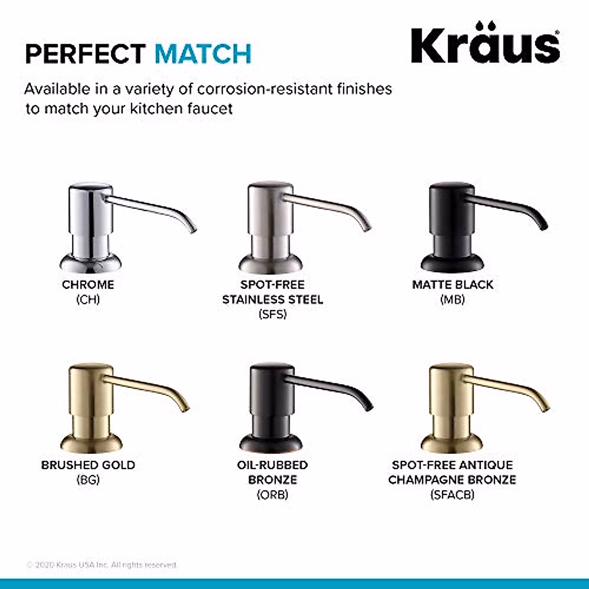 KRAUS Boden Kitchen Soap and Lotion Dispenser in Spot Free Antique Champagne Bronze, KSD-53SFACB