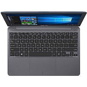 Asus Vivobook E12 Laptop Computer for Home use and Student, 11 11.6" HD LED Display, Intel Celeron N3350, 4GB RAM 64GB eMMC, Wi-Fi 5, BT 4.1, HDMI, USB, 10 Hours Battery Life, Windows 10 Home (S Mode)