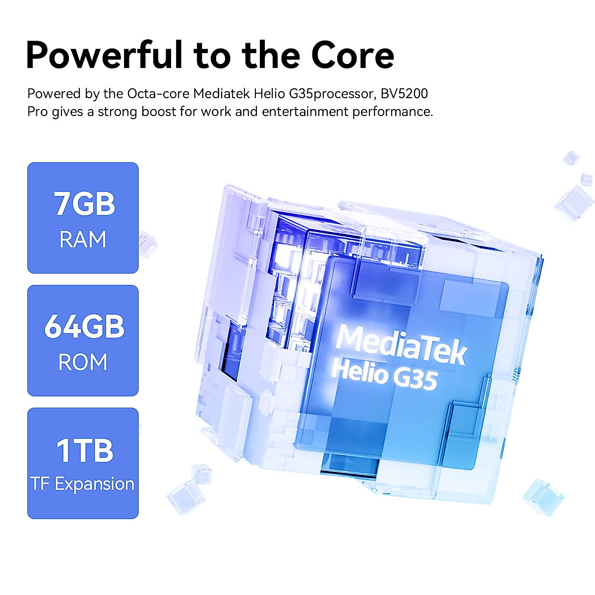 Rugged Smartphone Unlocked, (2023)Blackview BV5200 Pro Waterproof Unlocked Android Phones, Octa-core 7GB+64GB/SD 1TB, 10W Fast Charge 5180mAh Battery, ArcSoft® 13MP, NFC, Face ID,6.1''HD+,3 Card Slots