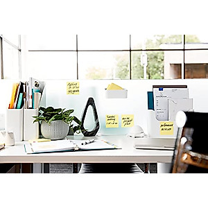 Post-it Notes Super Sticky Note Pads, 3"x3", 90 Sheet, Pack of 12, Canary Yellow (65412SSCY)
