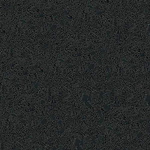American Floor Mats 3/8in (9mm) Thick Solid Black 4' x 8' Heavy Duty Rubber Rolls, Protective Exercise Mats, Home Gym Rubber Flooring