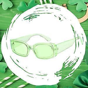 FEISEDY Retro Rectangle Sunglasses Women Men Vintage 90s Small Glasses Thick Narrow Fashion Y2K Plastic Glasses B2462