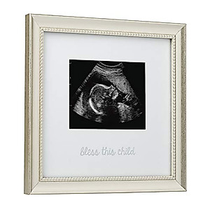 Lil Peach Bless This Child Keepsake Frame, Thoughtful Gifts, Gift For New Parents, or Addition to Baby Registry, Silver